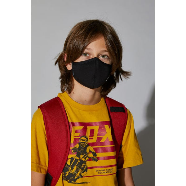 Cubrebocas Negro FOX para Joven - Zero Bike Store